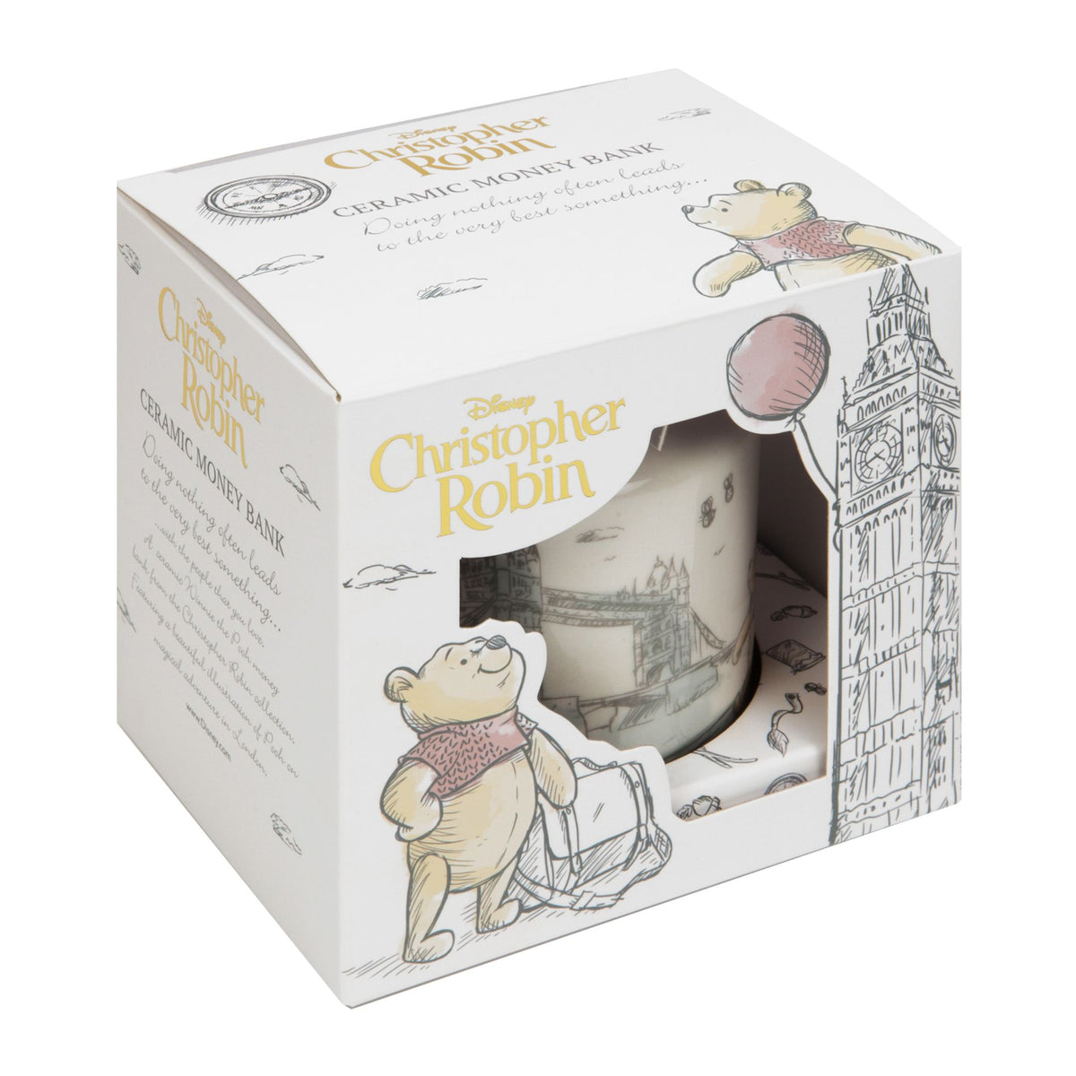 Disney Christopher Robin Ceramic Money Box – Suzies Gift Corner